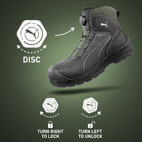 PUMA SAFETY zapatos de seguridad S3 CASCADES DISC MID | ISM Store ES